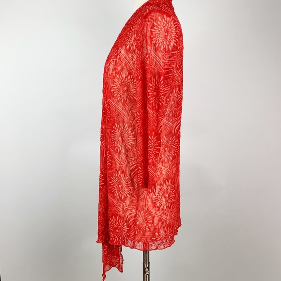 Chico's | Tops | Chicos Red Duster Size | Poshmark